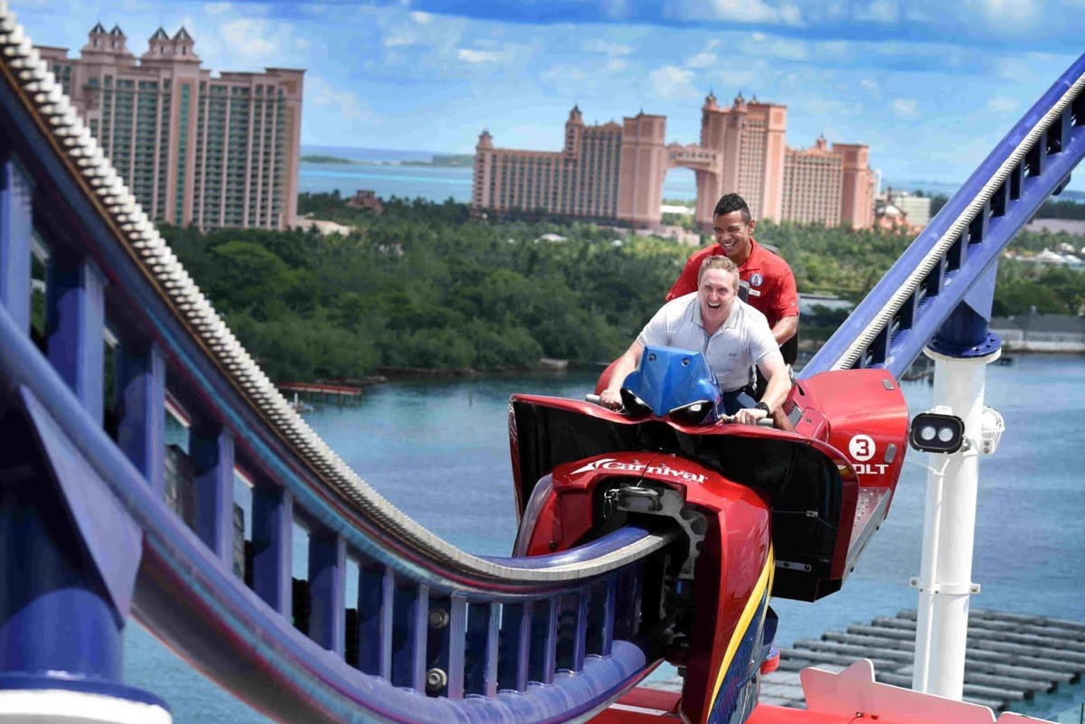 PAXTravelJobs - Carnival's "BOLT," the first roller coaster at sea ...