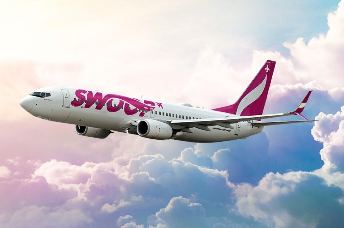 PAXTravelJobs - From magenta to teal: Swoop operates final flight as it ...